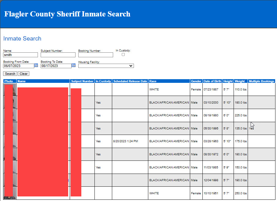 Flagler County Jail Bunnell FL | Inmate Info & Services