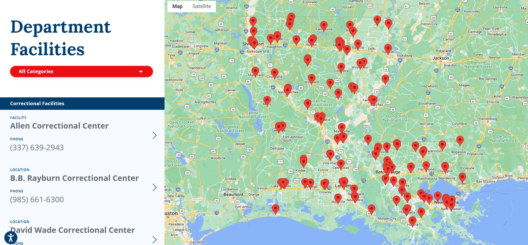 Elayn Hunt Correctional Center, LA Inmate Visitation