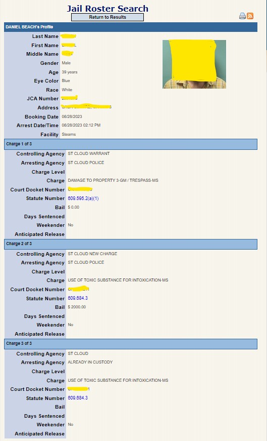 Stearns County Jail Roster Lookup, MN, Inmate Search