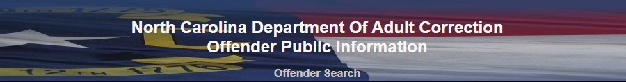 North Carolina Department of Corrections Inmate Search Instructions