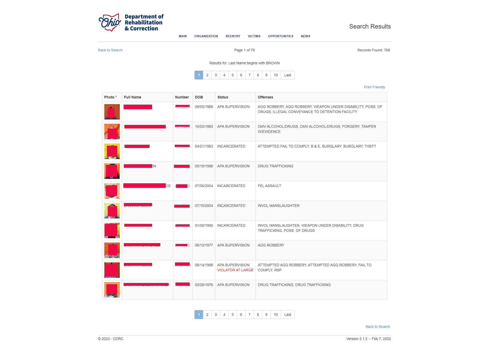 MonDay Community Correctional Institution Inmate Search, OH