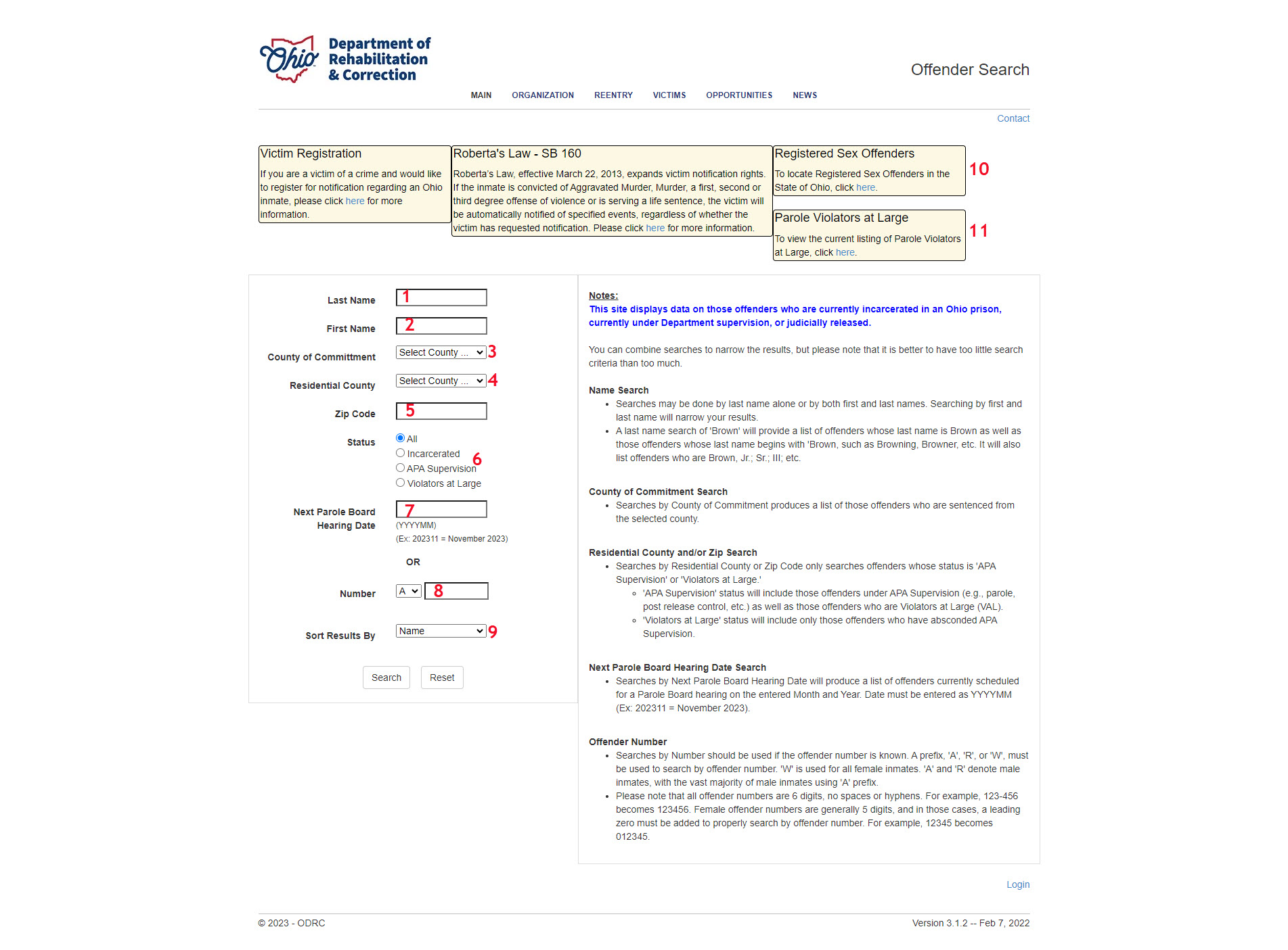Belmont Correctional Institution Inmate Search, OH