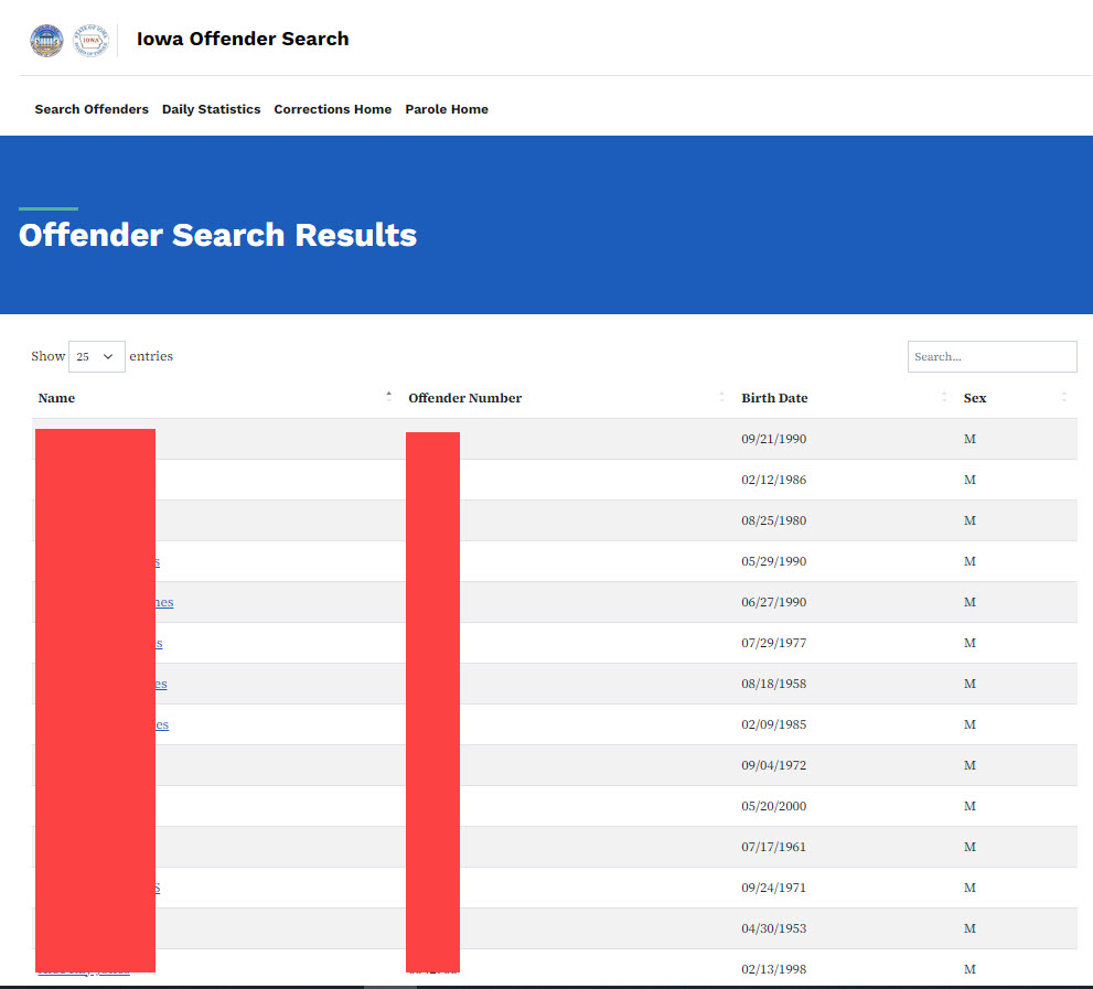 Mount Pleasant Correctional Facility Inmate Search, IA