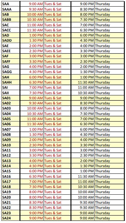 Collin County Detention Facility, TX Visitation Schedule