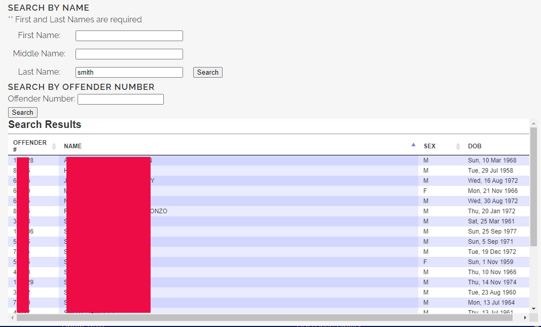 Utah Department of Corrections Inmate Search Instructions